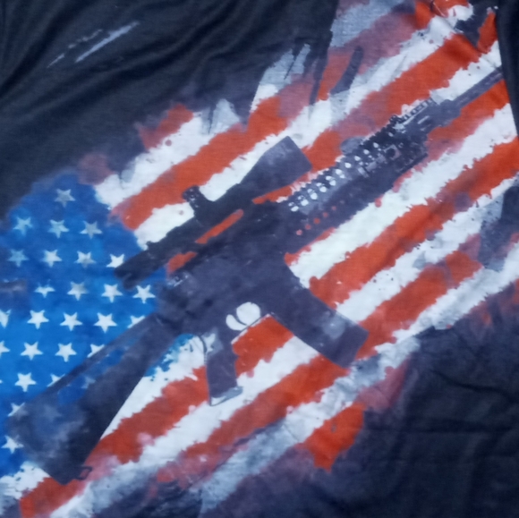 No Brand | Shirts | American Flag M6 Rifle 2nd Amendment T Shirt Texas ...